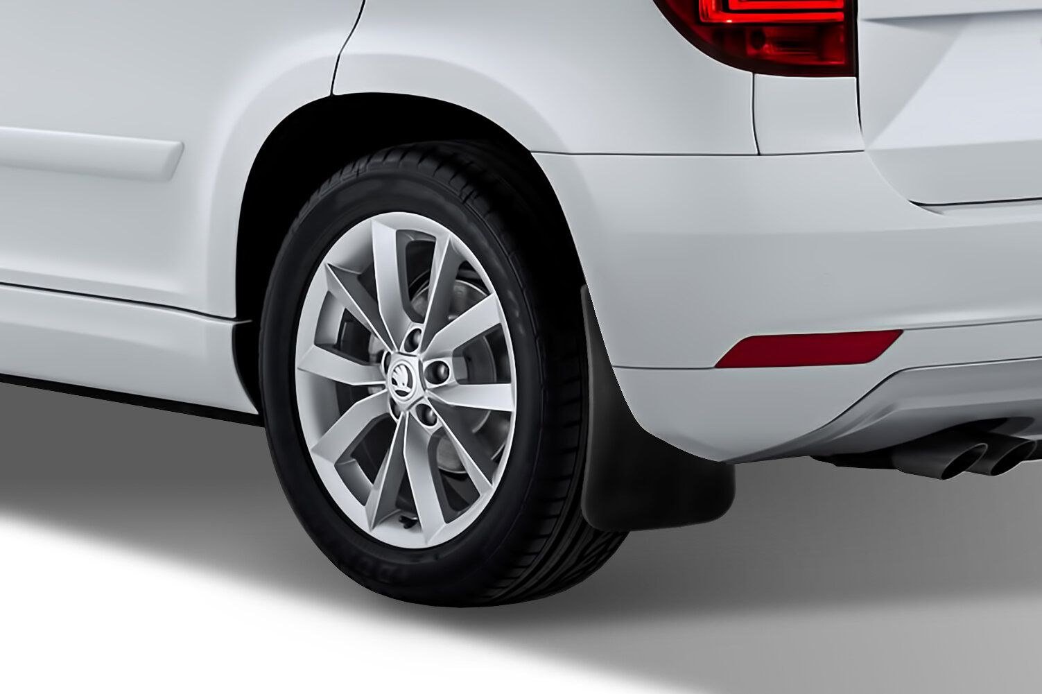Брызговики задние SKODA YETI OUTDOOR, 2014- вн. 2 шт.(optimum) в пакете FROSCH. NLF.45.17. E13