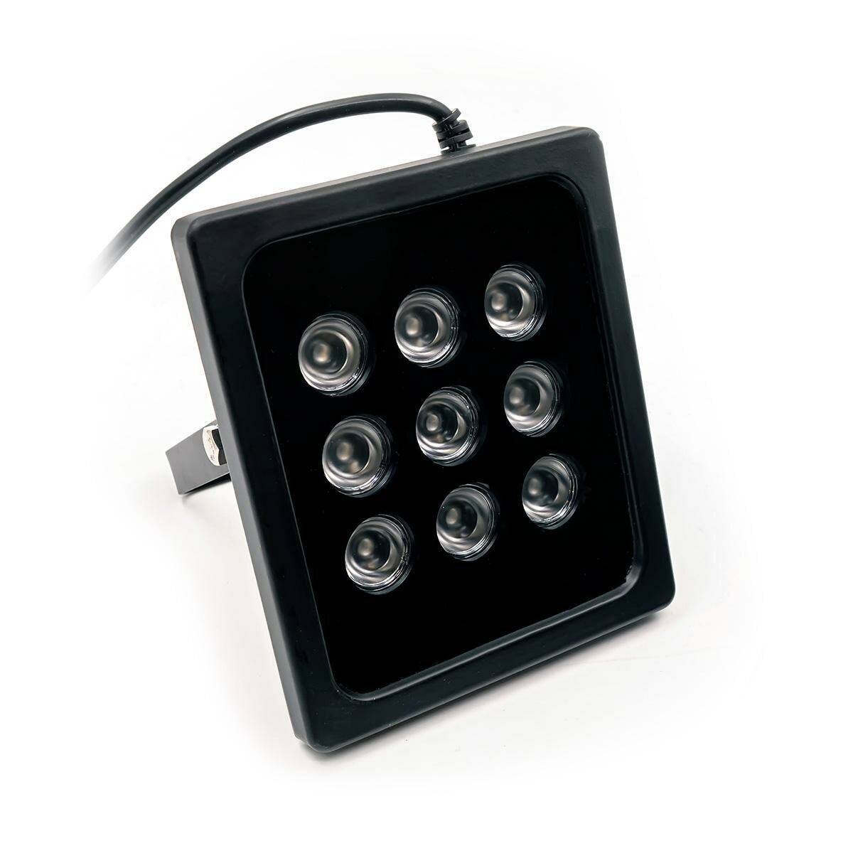 Уличная ночная ИК подсветка KDM 6046C-90(90град) (W5696RU) для видеонаблюдения. Угол: 90 град, дальность до 70м, светодиоды 9 шт. ИК подсветка видеон