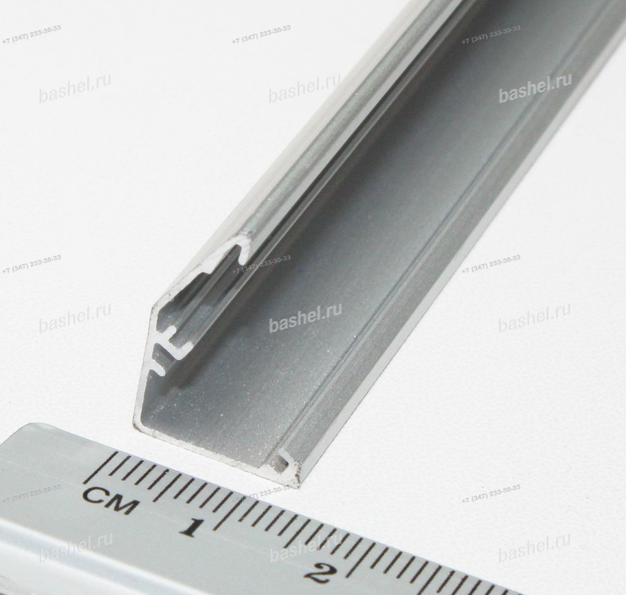 LP-553 20.5x9.8x2000(anod) угловой с рефлектором (макс. шир. ленты 10мм, 2м.), Профиль алюминиевый