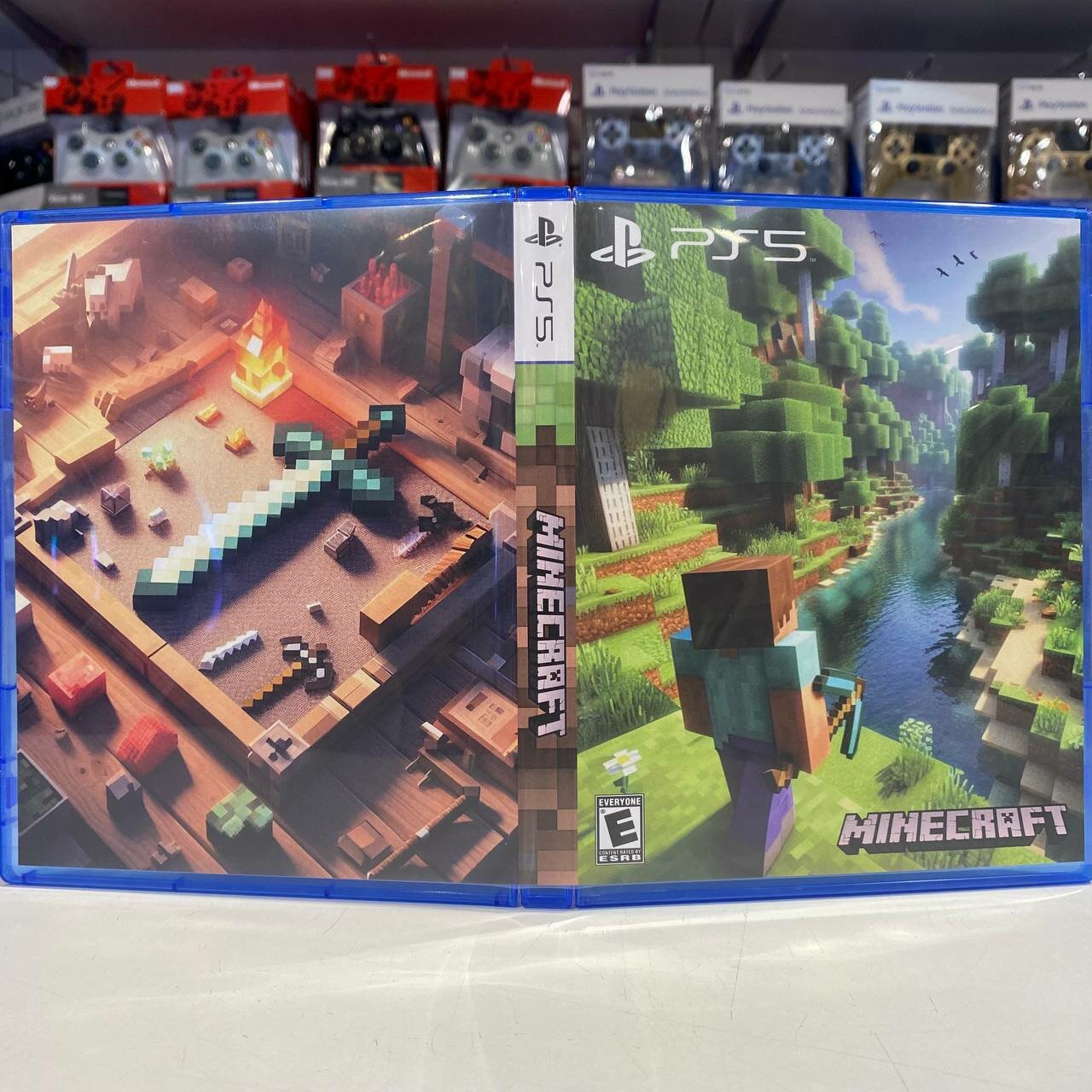 Эксклюзивная обложка PS5 для Minecraft №17