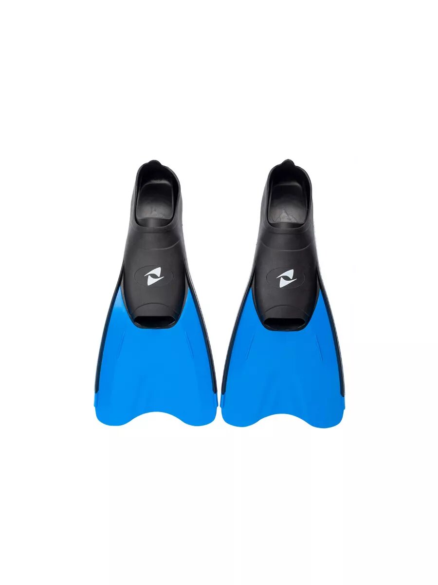 Ласты Fluyd короткие для бассейна , размер 34/35, голубые