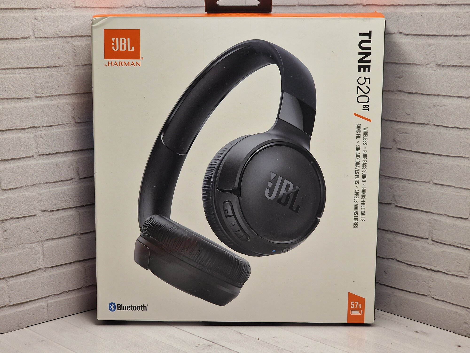 Беспроводные наушники JBL Tune 520BT, USB Type-C, черный
