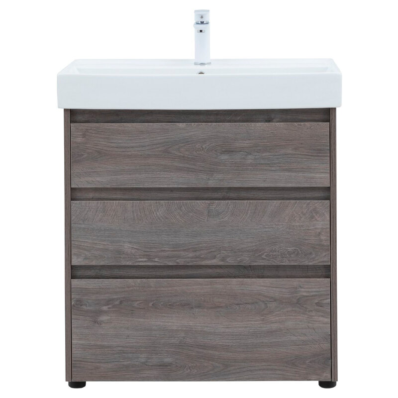 Тумба с раковиной Aquanet Nova Lite 75.7 00307076 дуб рошелье