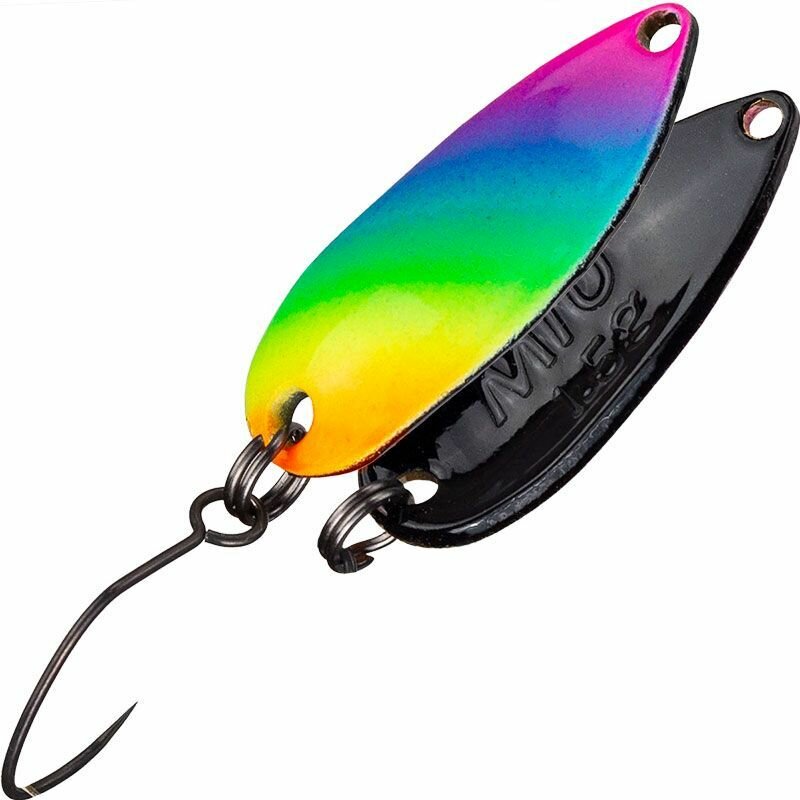 Блесна из латуни на форель, покрыта золотом и серебром RB Miu Blade 2,8гр - 146