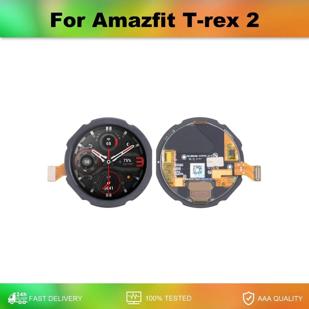 Оригинальный AMOLED для Amazfit T-rex 2 T rex 2 A2169 A2170 ЖК-дисплей с цифровым преобразователем сенсорного экрана для Huami Amazfit T-rex 2 T-rex2