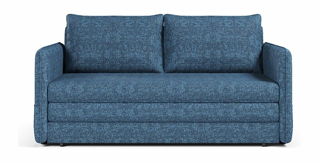 Диван-кровать Слим, 134х83х80 см, рогожка Savana Denim, механизм Выкатной, детский диван раскладной, с ящиком для белья