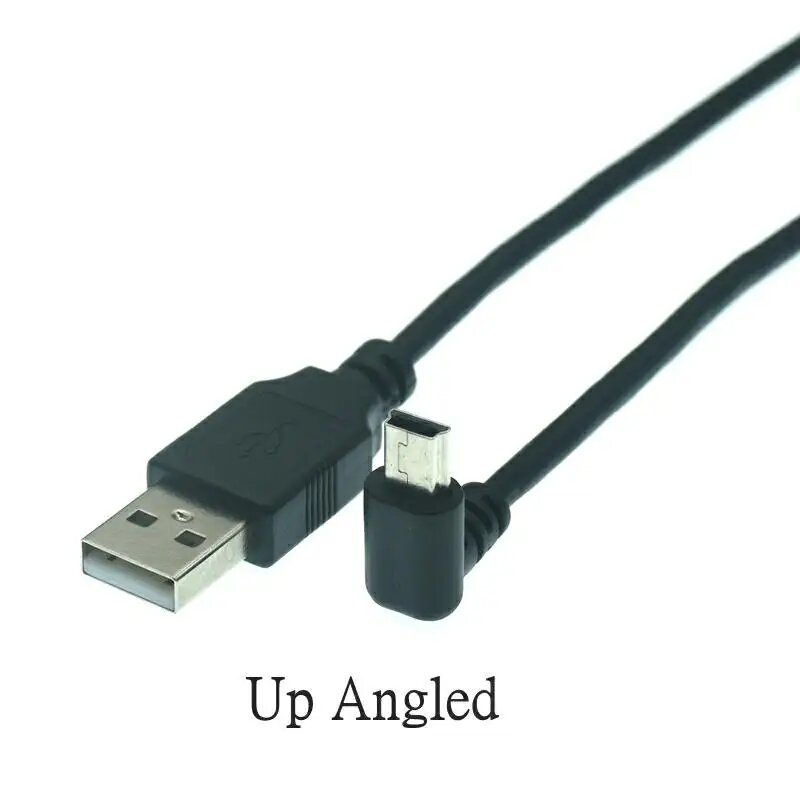 UXG кабель USB Type-A на Mini USB 90 градусов 25cm, up