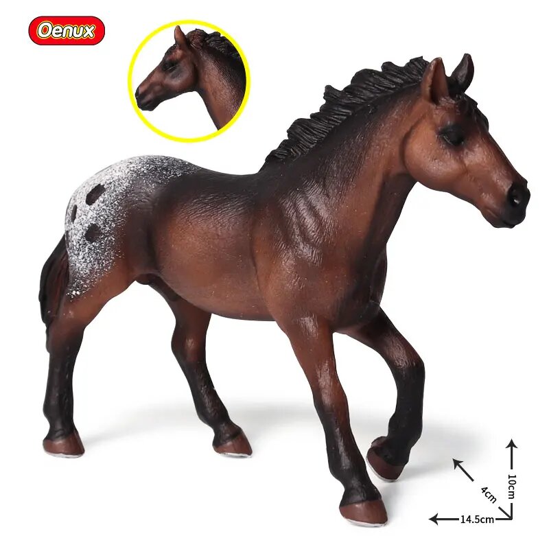 Фигурки Oenux Wild Steed Clydesdale Appaloosa