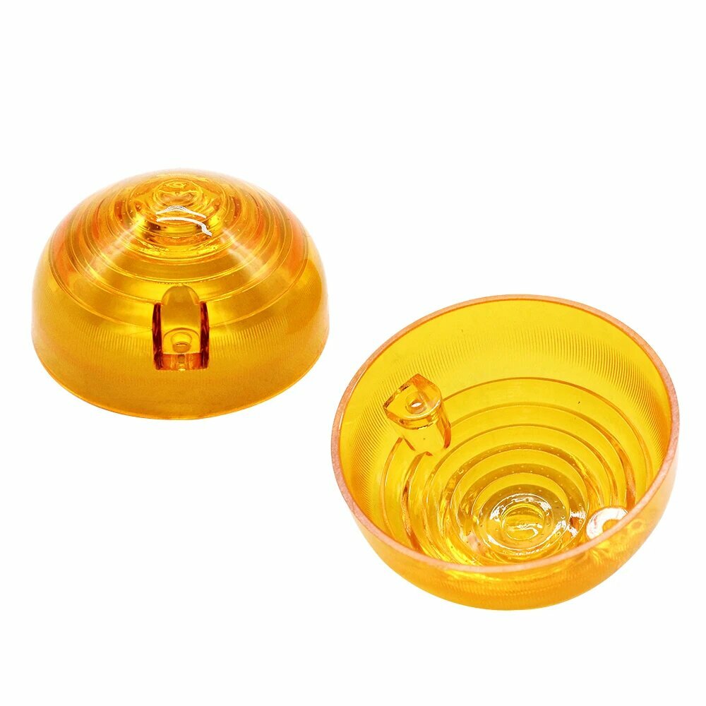 KKMOON 2 шт. крышка объектива бокосветильник крышка объектива задний стоп-сигнал Замена объектива для Land Rover Defender 90 110 Amber
