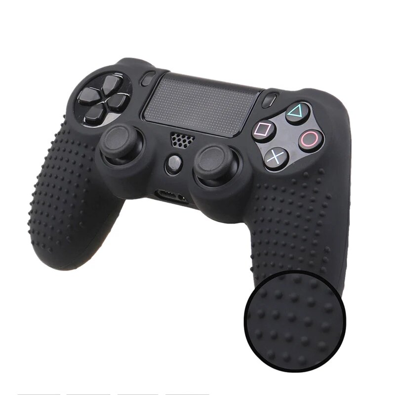 Противоскользящий силиконовый чехол для Dualshock 4 SD&HI черный