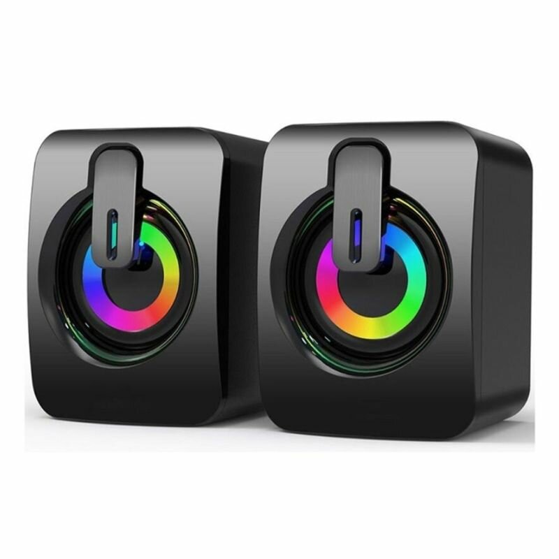 USB проводной RGB мини-сабвуфер настольный маленький аудио