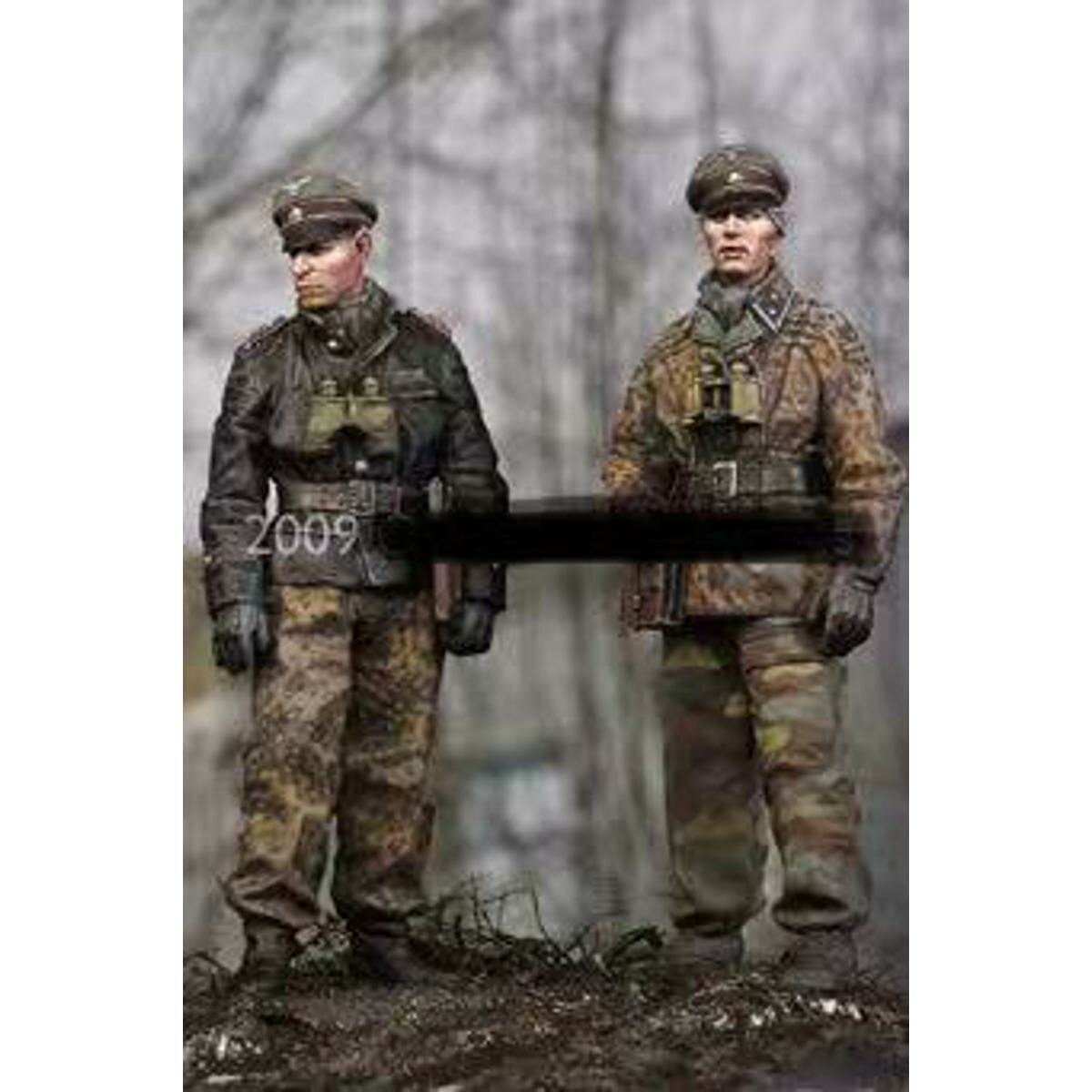 Немецкие смоляные солдаты Второй мировой войны, Пайпер и офицер Арден контратакуют 1:35