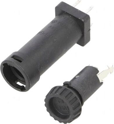 Гнездо SCHURTER 3101.0045 Гнездо цилиндрические предохранители THT 5x20мм -40-85 град. C 1шт