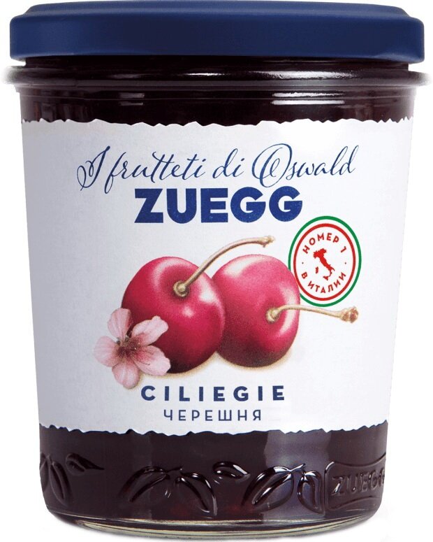 Конфитюр ZUEGG экстра Черешня /стекло/ 320г