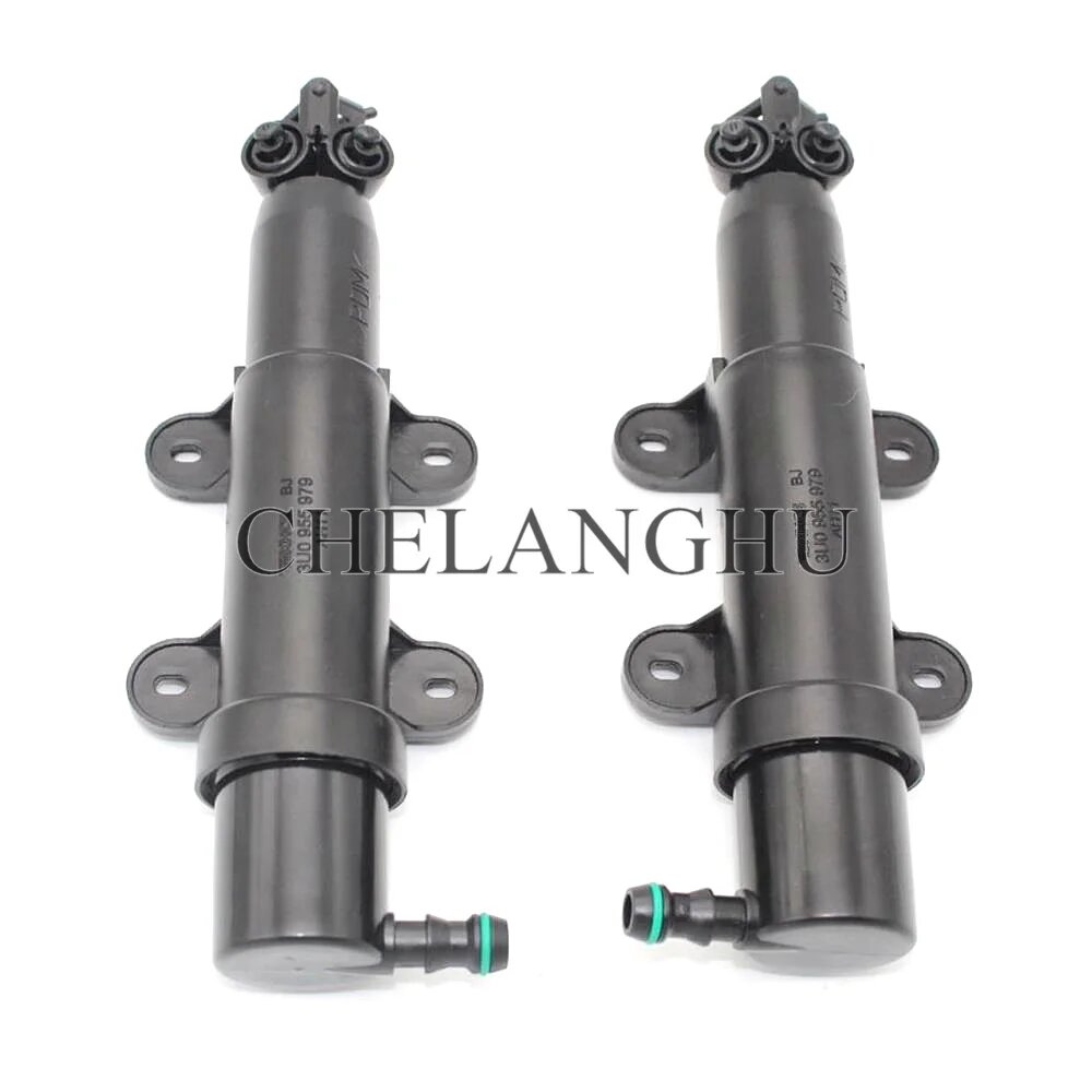 Для Skoda Superb MK2 2008 2009 2010 2011 2012 2013, Стайлинг автомобиля, передний бампер, омыватель фар, форсунка и крышка