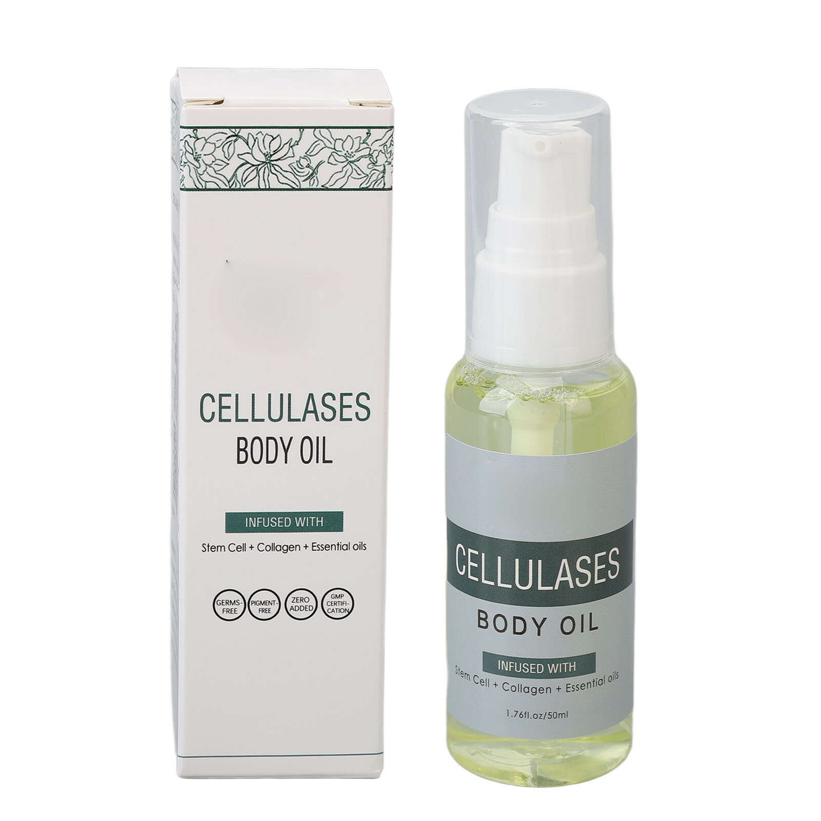 Витаминное масло для тела 50 мл. Антицеллюлитное массажное масло для подтяжки кожи, увлажнения, ухода за телом, грудью и ягодицами.