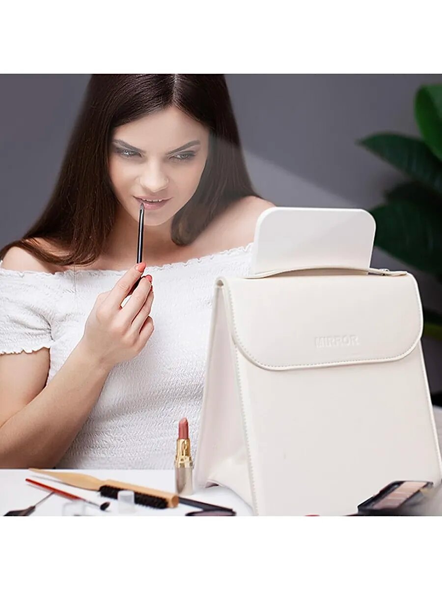 Косметичка с LED подсветкой и зеркалом