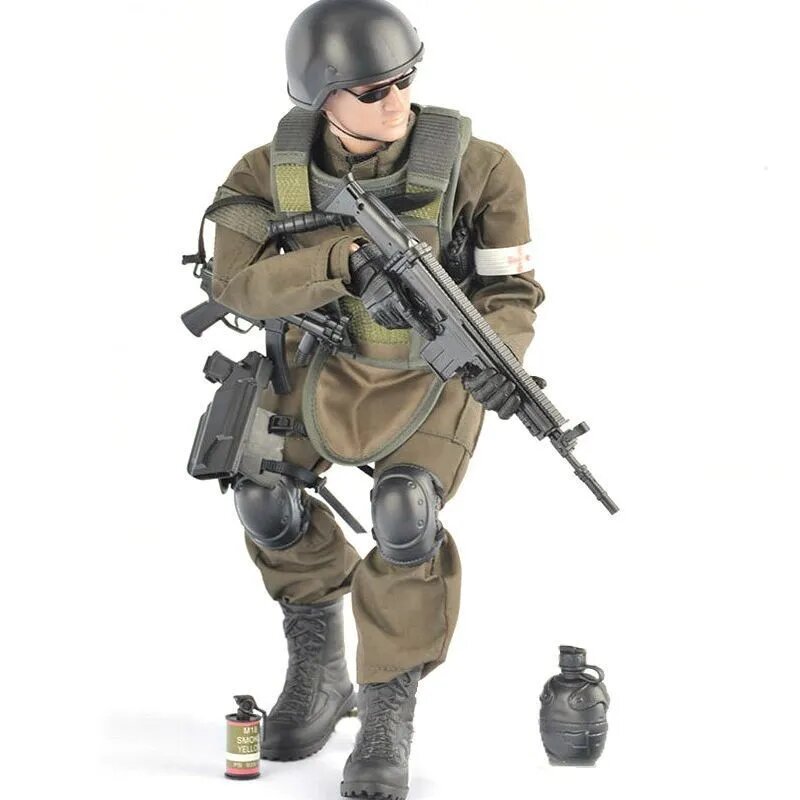 Модель солдата, набор солдатиков, 30 см, имитация военной куклы, игрушка для мальчика