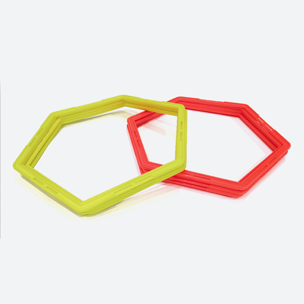 Набор шестиугольных напольных обручей VAN MICH Sports, 10шт - 113173-CH24