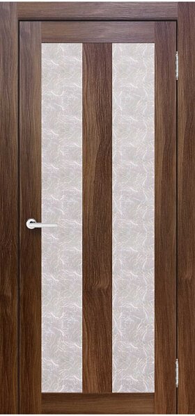 Межкомнатная Дверь Verda Z-5 Орех со Стеклом Гранит Прозрачный 2000х800мм (Полотно 1шт) / Верда.