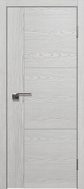 Межкомнатная Дверь Verda Дания 1 Ясень Серый Глухая / Верда.