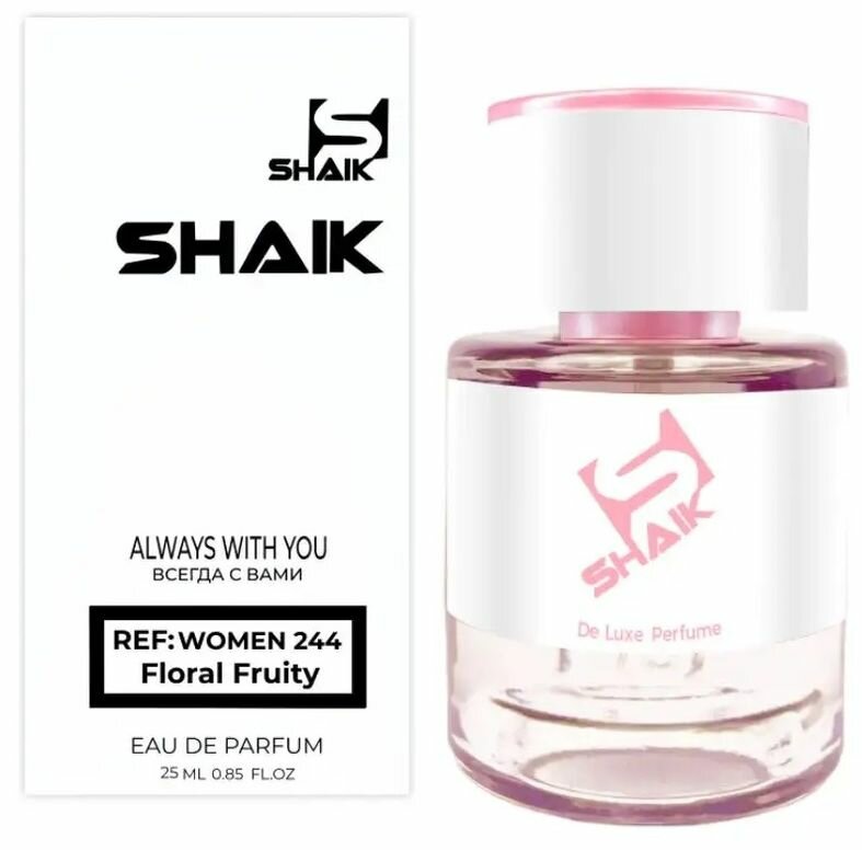 SHAIK PLATINUM W 244 Floral fruity Good Girl Gone Bad масляные женские духи, парфюмерная вода женская, туалетная вода для женщин 25мл
