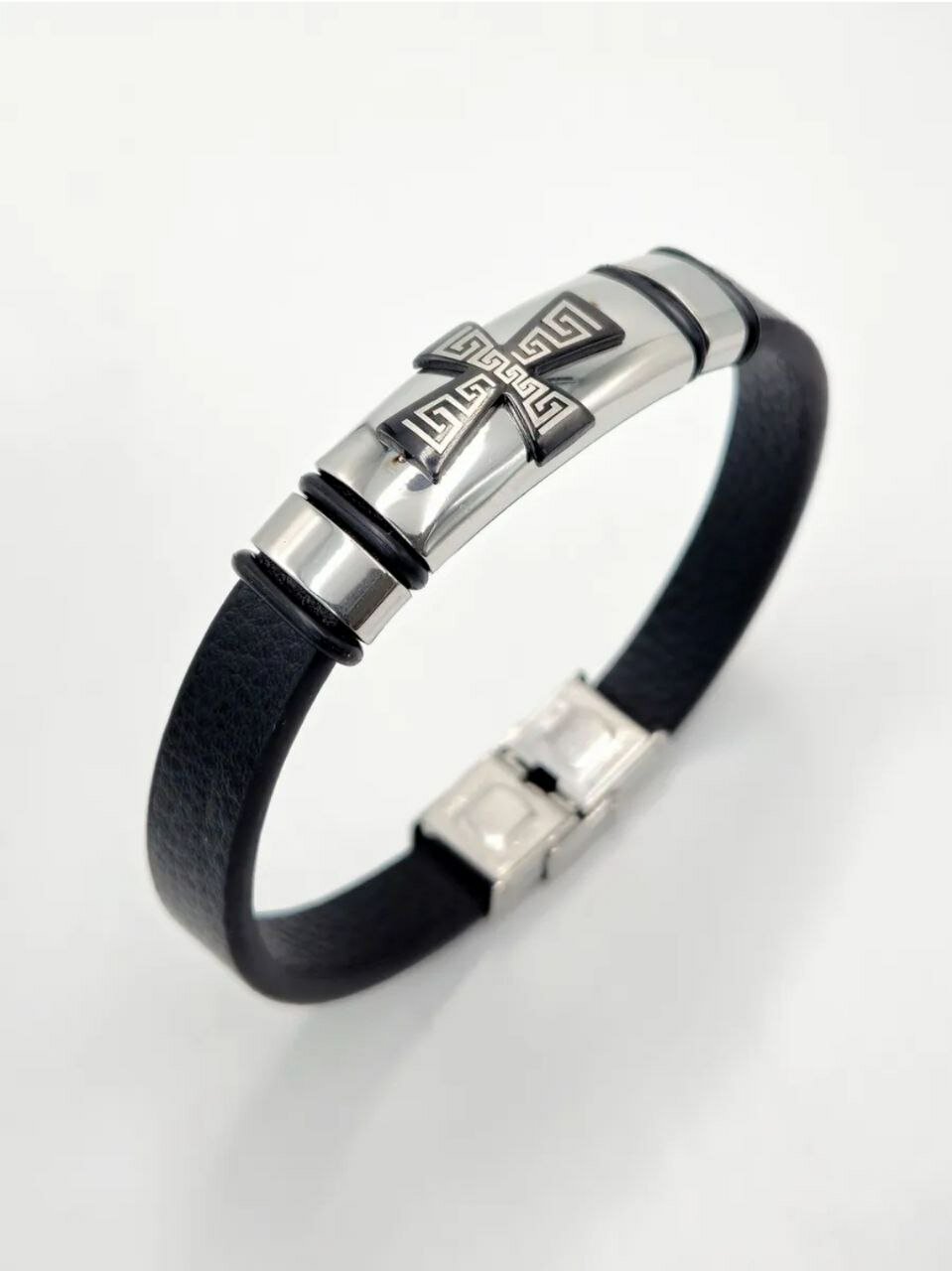 Славянский оберег, жесткий браслет, металл