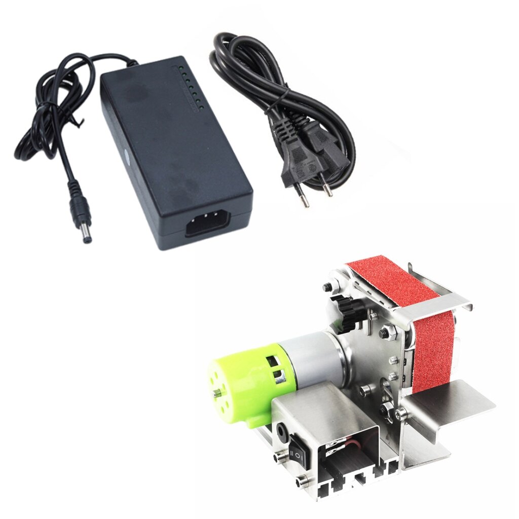 Электрический ленточный шлифовальный станок с регулируемой скоростью для металла