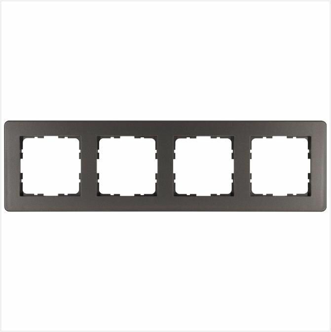 Рамка 4-м G-Flex мокко Jasmart G1104Z