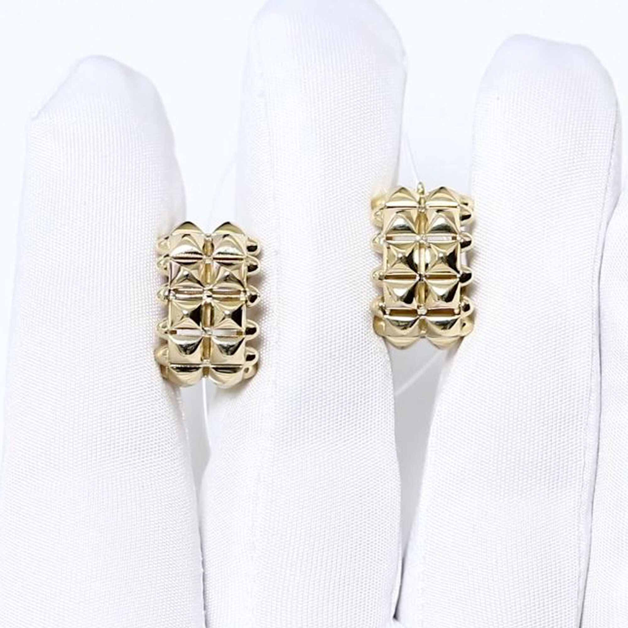 Серьги, желтое золото, 585 проба