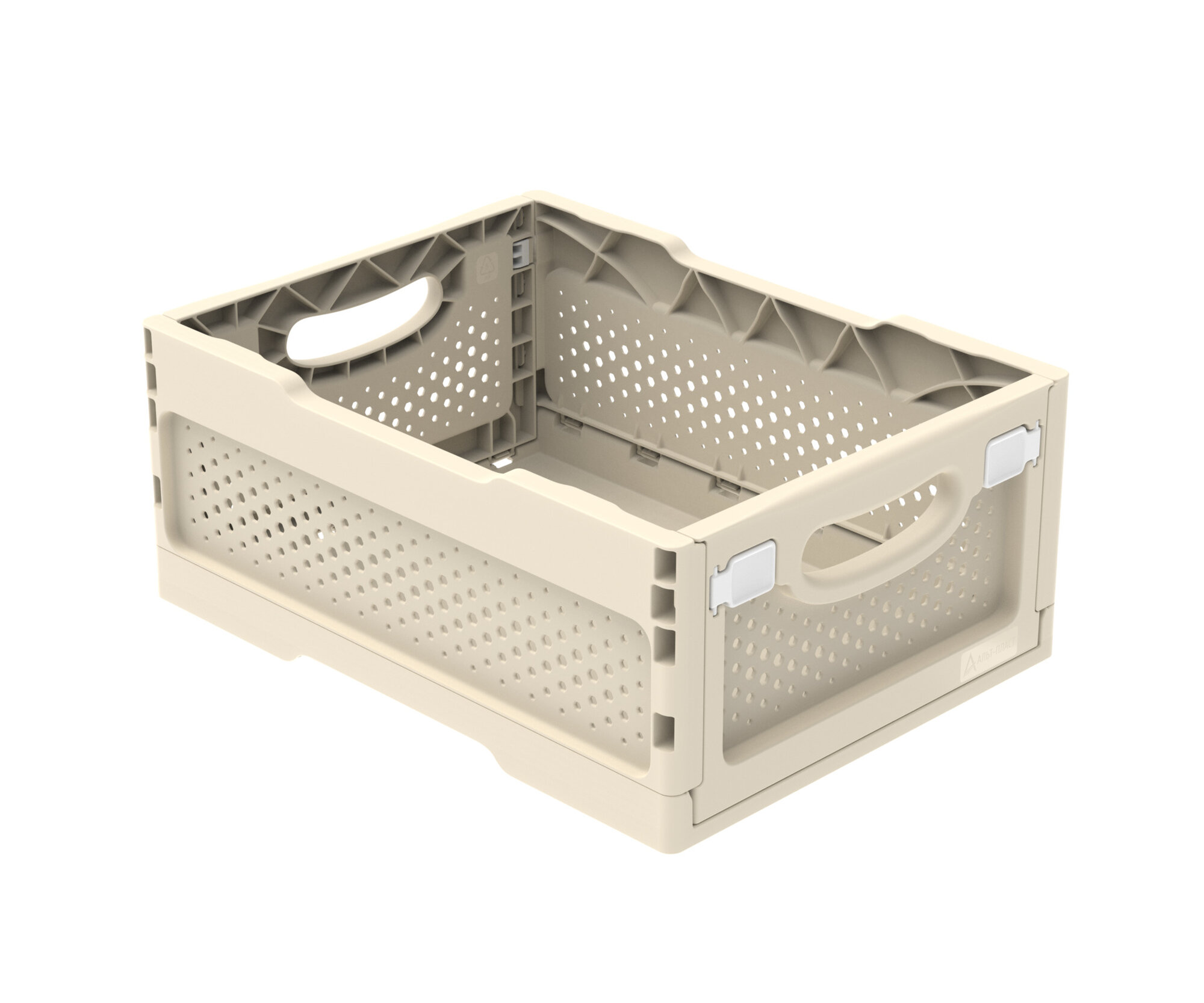 Ящик складной с кнопками-фиксаторами