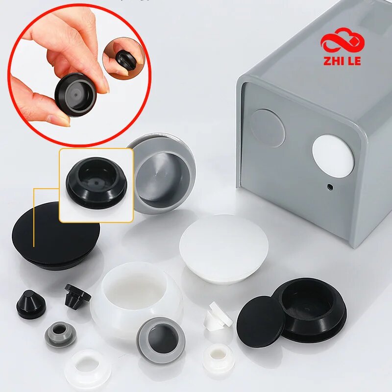 Пылезащитная пробка, резиновая уплотнительная крышка, термостойкая силиконовая круглая заглушка, гайка, резиновые заглушки для покрытия отверстий, уплотнительная защитная торцевая заглушка