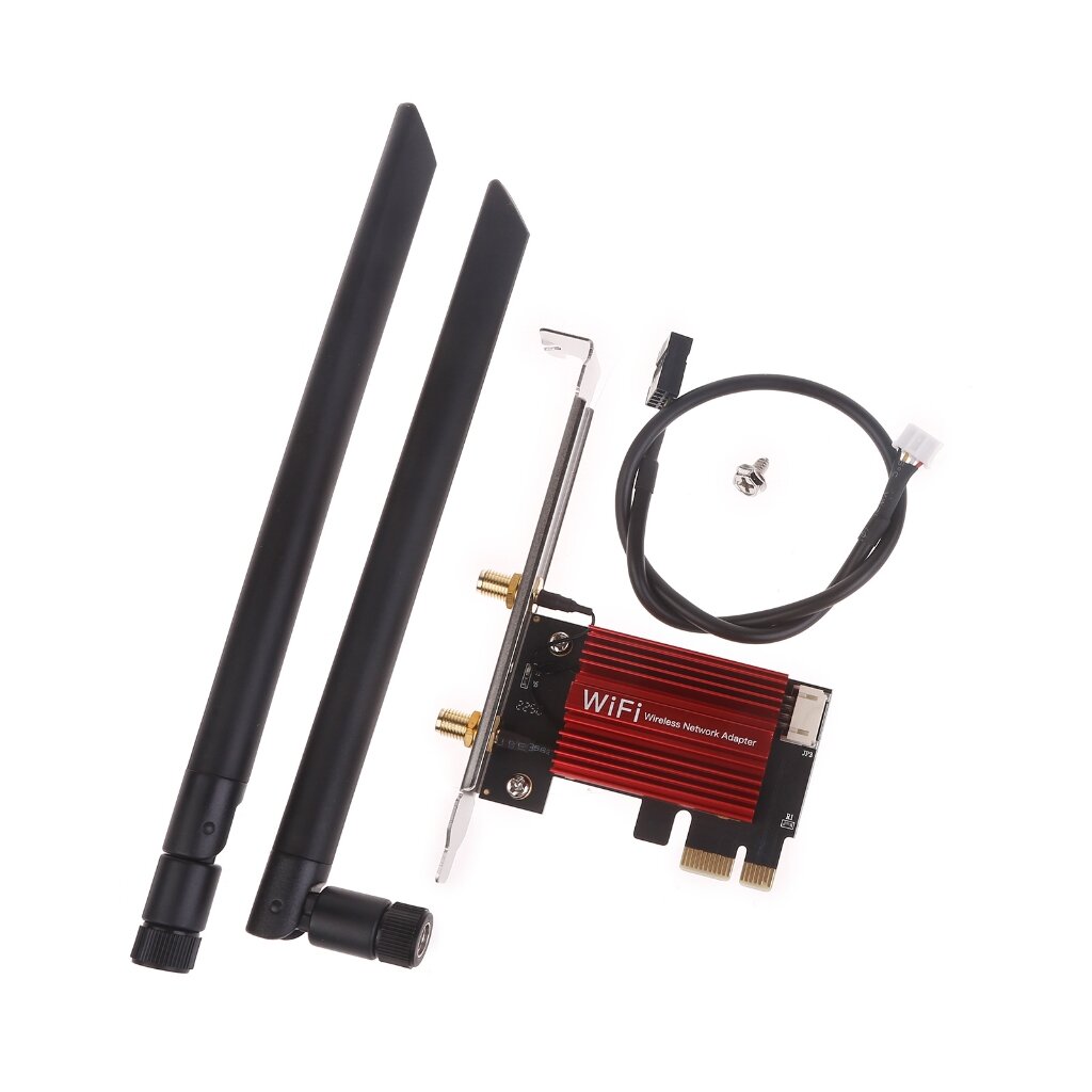 3000 Мбит/с Трехдиапазонная Беспроводная Настольная карта PCIe Intel AX210 Pro 802.11ax 2,4 G/5 ГГц/6 ГГц Bluetooth 5,2 PCI Express WiFi 6E