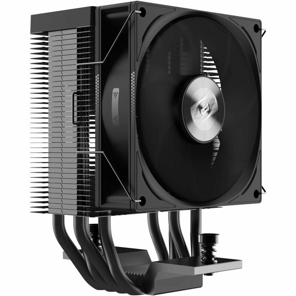PCCooler Вентиляторы R400 BK S115X 1200 1700 AM4 AM5 TDP 180W, 90mm , 4 тепловые трубки 6мм, 650-2200RPM, 28,3dBa