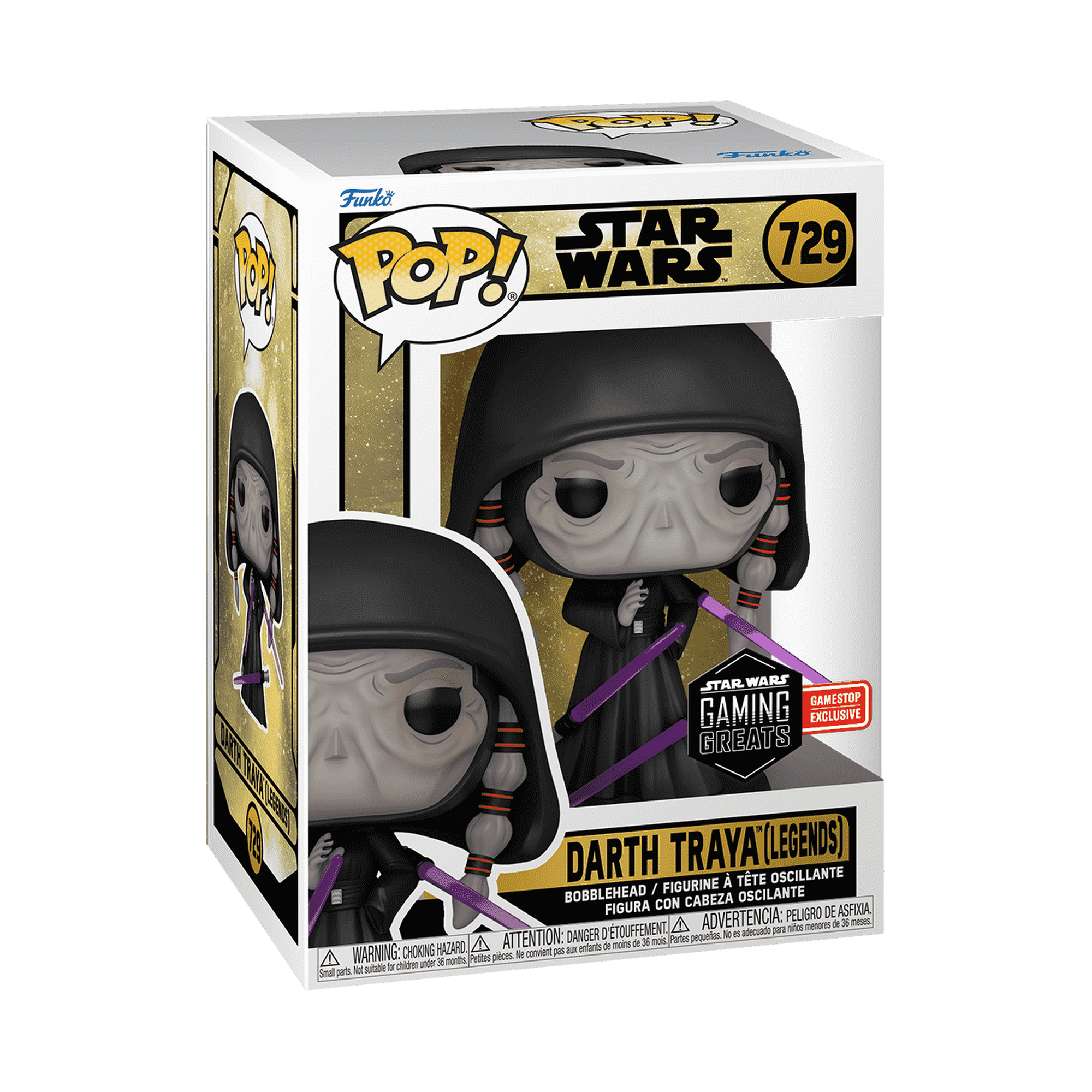 Фигурка Funko POP! Star Wars: Gaming Greats - Darth Traya 81944 (729) Дарт Трея, 11.4 см