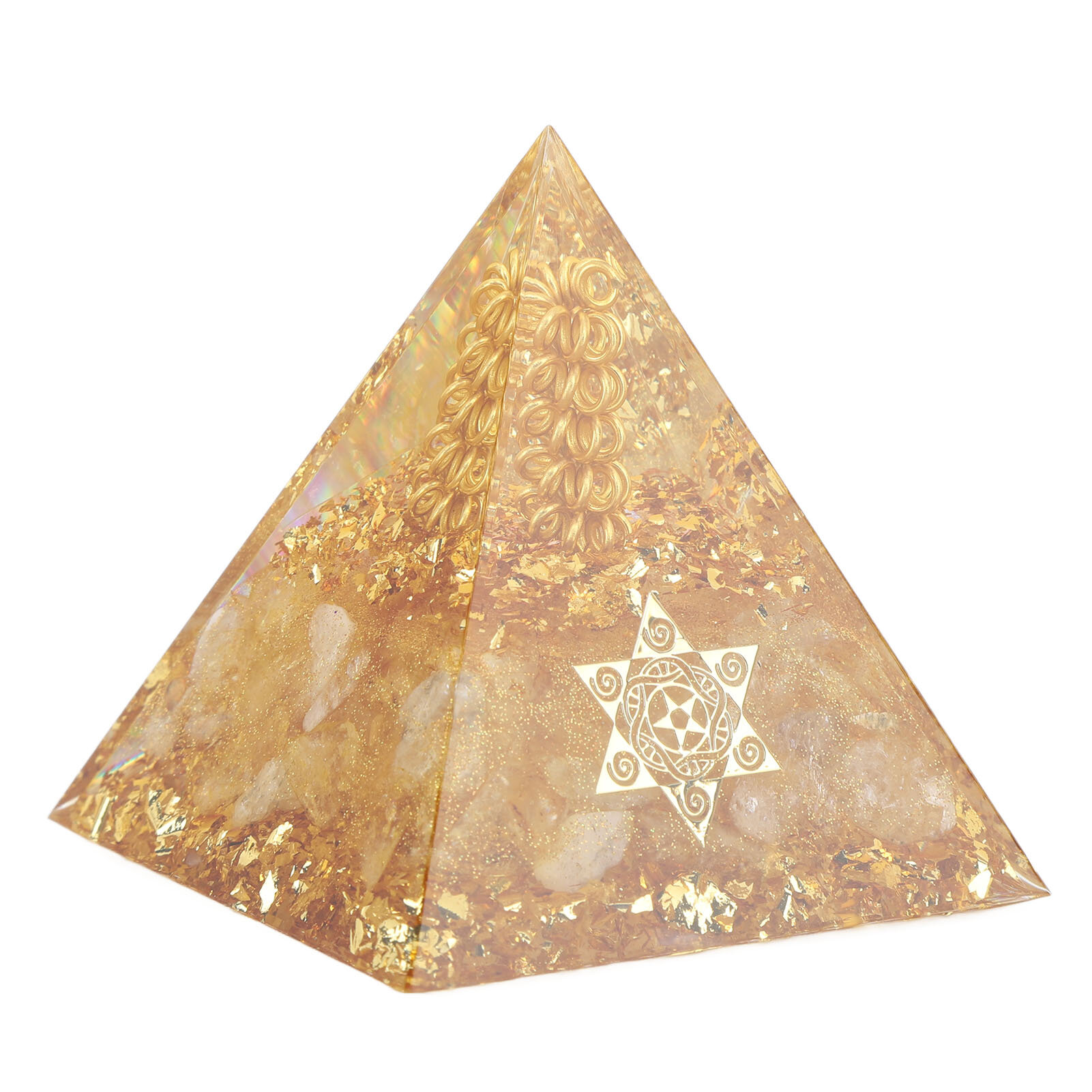 Оргонитная пирамида 6 см генератор энергии хрустальная проволока ручной работы ручной работы для положительного успеха богатства энергии