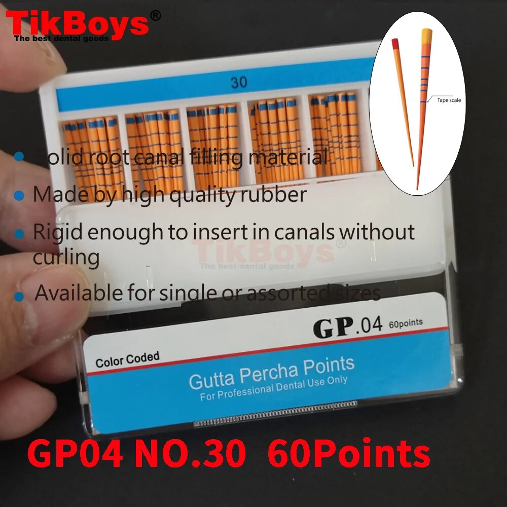 Gutta Percha Points GP04 No.30 60 Points