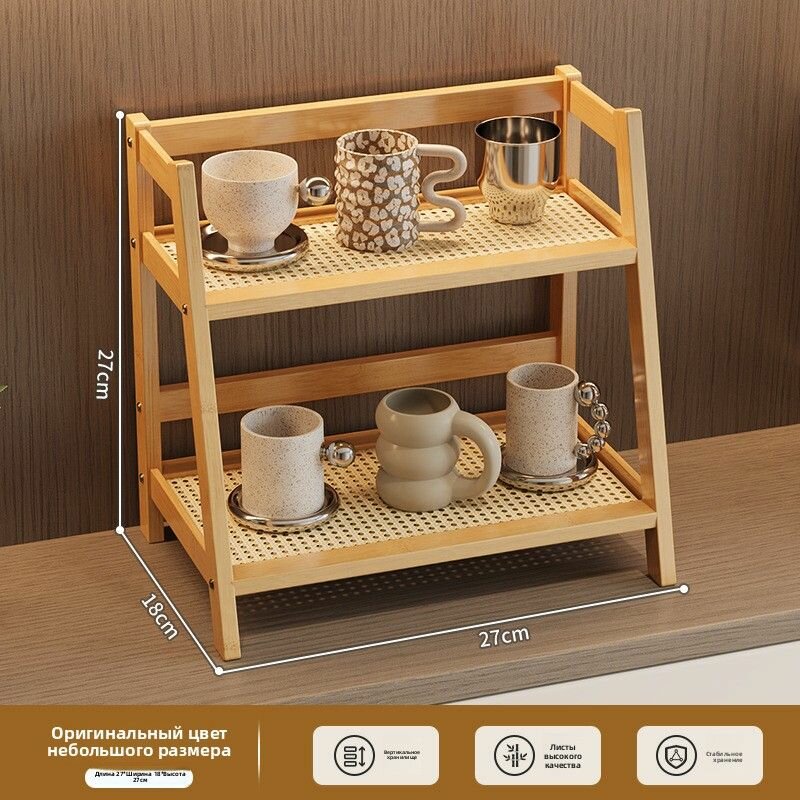 Настольный небольшой стеллаж, Стеллаж для хранения вещей, Простой
