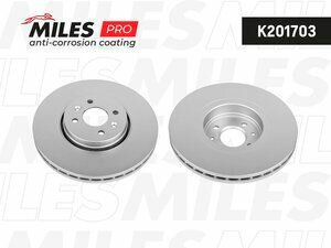 MILES Диск тормозной RENAULT SCENIC II/ GRAND SCENIC II 1.5-2.0 03- передний вентилируемый D 300мм