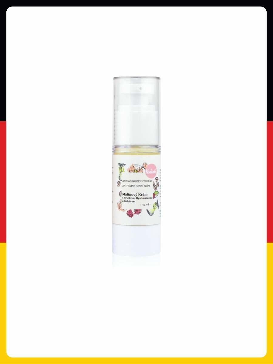 Крем для ухода за кожей Kvitok Raspberry Cream with Caffeine Day Cream for Mature Skin, 40+, 30 мл