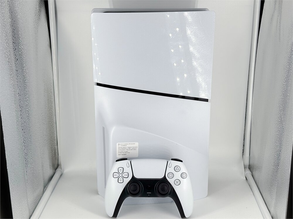Игровая приставка Sony PlayStation 5 Slim 1000 ГБ SSD, версия с дисководом, без игр, белый