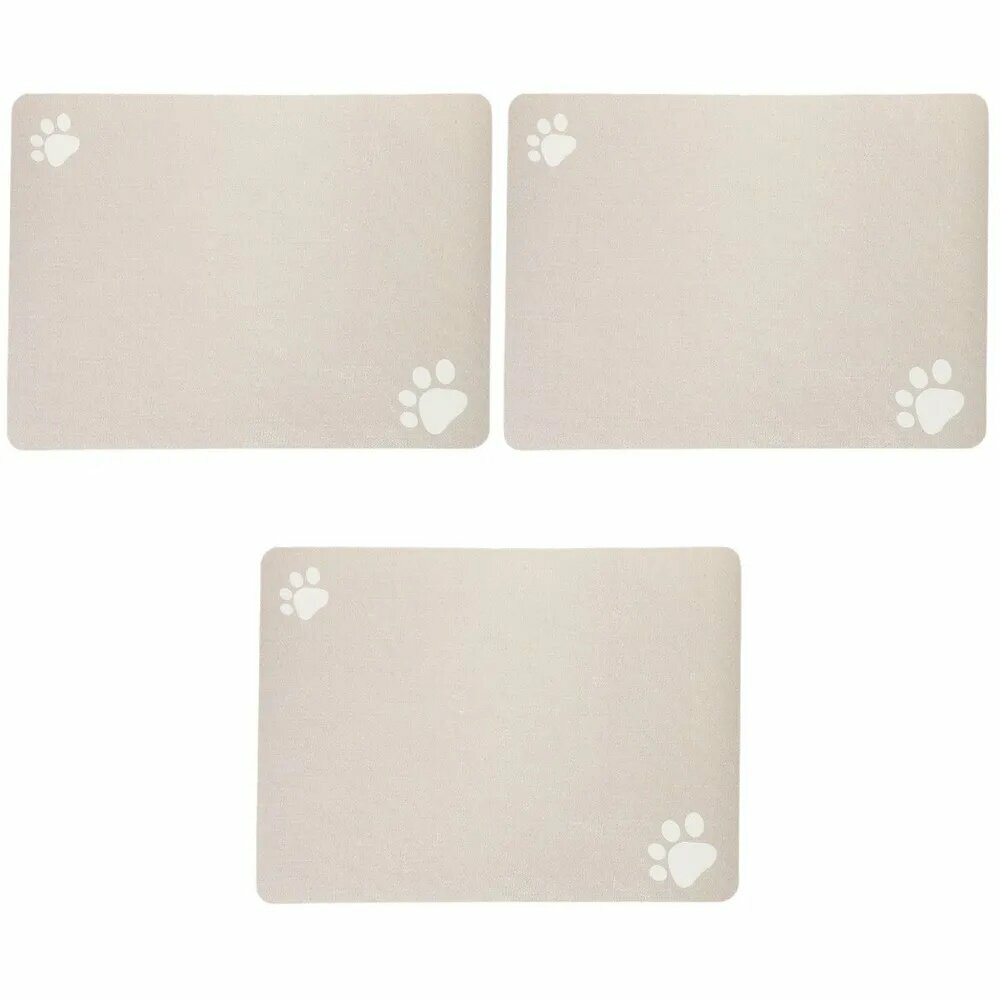 Кофейный коврик из диатомита для кормления собак, набор 3 шт