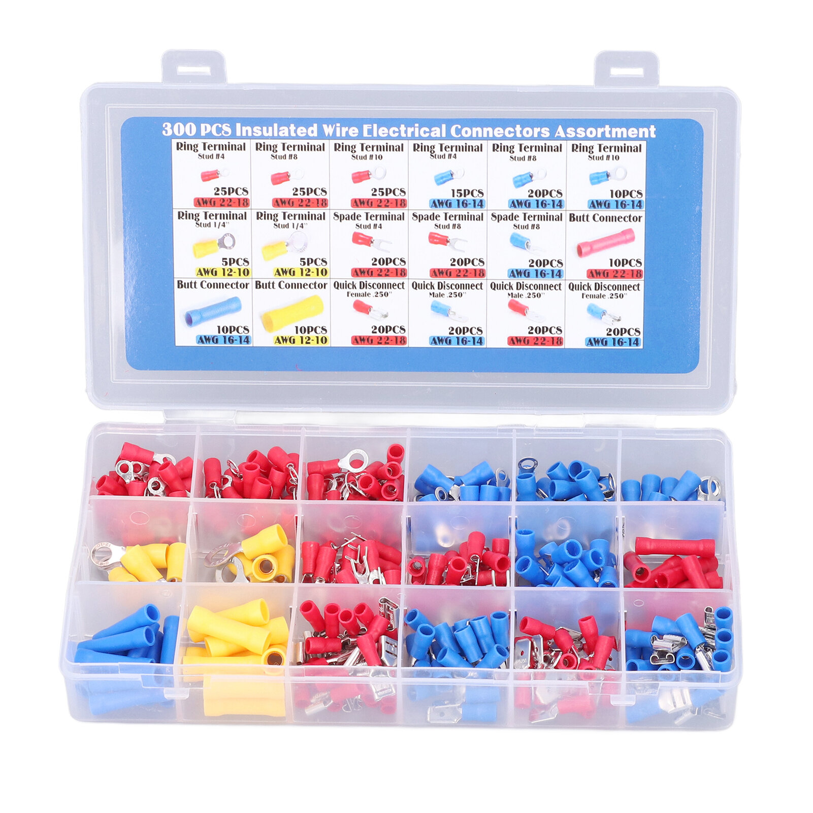 Обжимные клеммы, кольцевые плоские быстроразъемные соединения, многоразмерные электроизолированные аксессуары