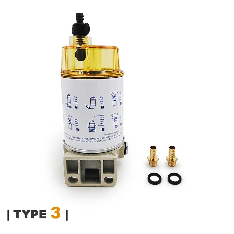 Подвесной морской топливный фильтр в сборе, дизельный топливный водяной сепаратор для Racor, морской двигатель, лодка, высокое качество S3227