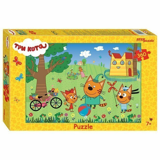 Step Puzzle Пазл Три кота 360 элементов 96091 с 7 лет