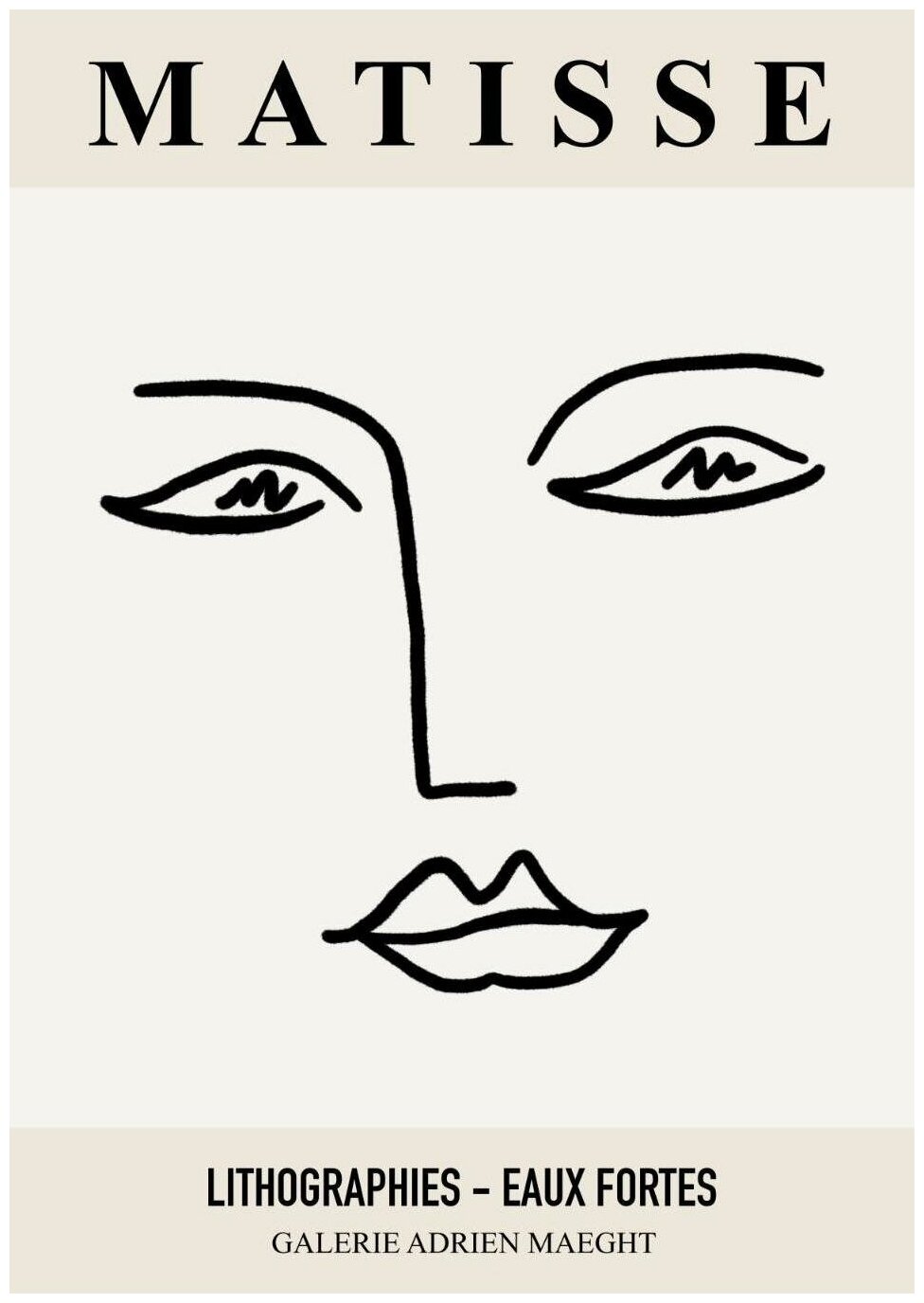 Постер / Плакат / Картина Анри Матисс - Портрет девушки 50х70 см в подарочном тубусе