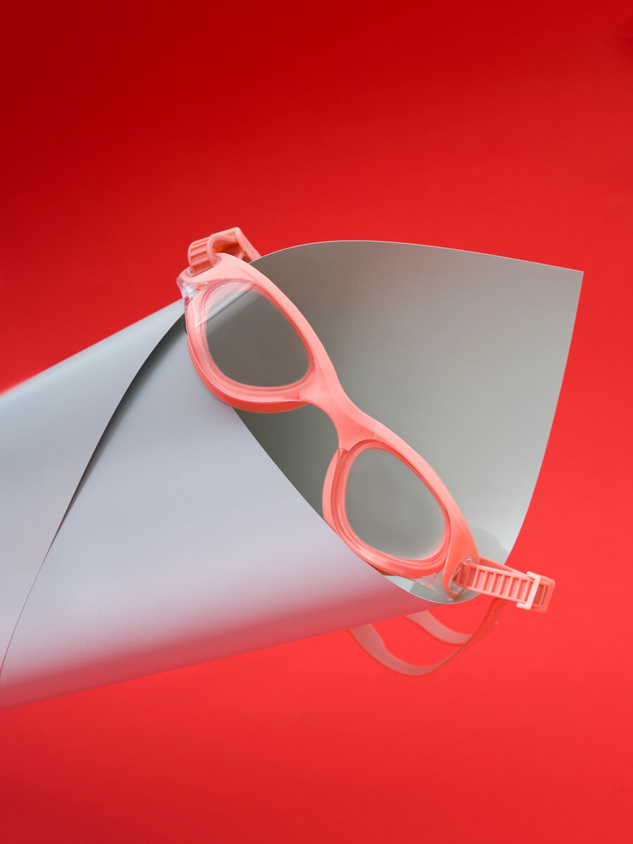Очки для плавания Flat Ray Comfort Goggles (оранжевый)