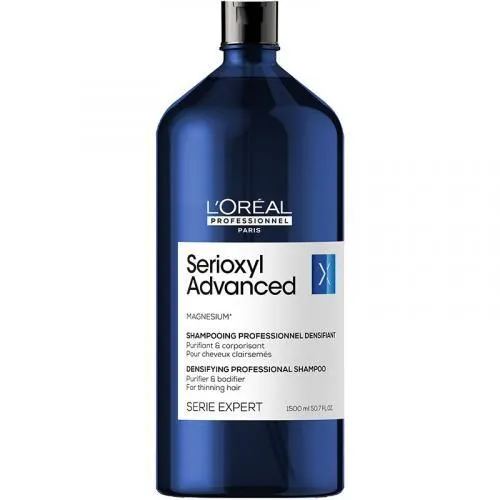 Loreal Serioxyl Advanced Shampoo - Шампунь для очищения и уплотнения волос, 1500 мл