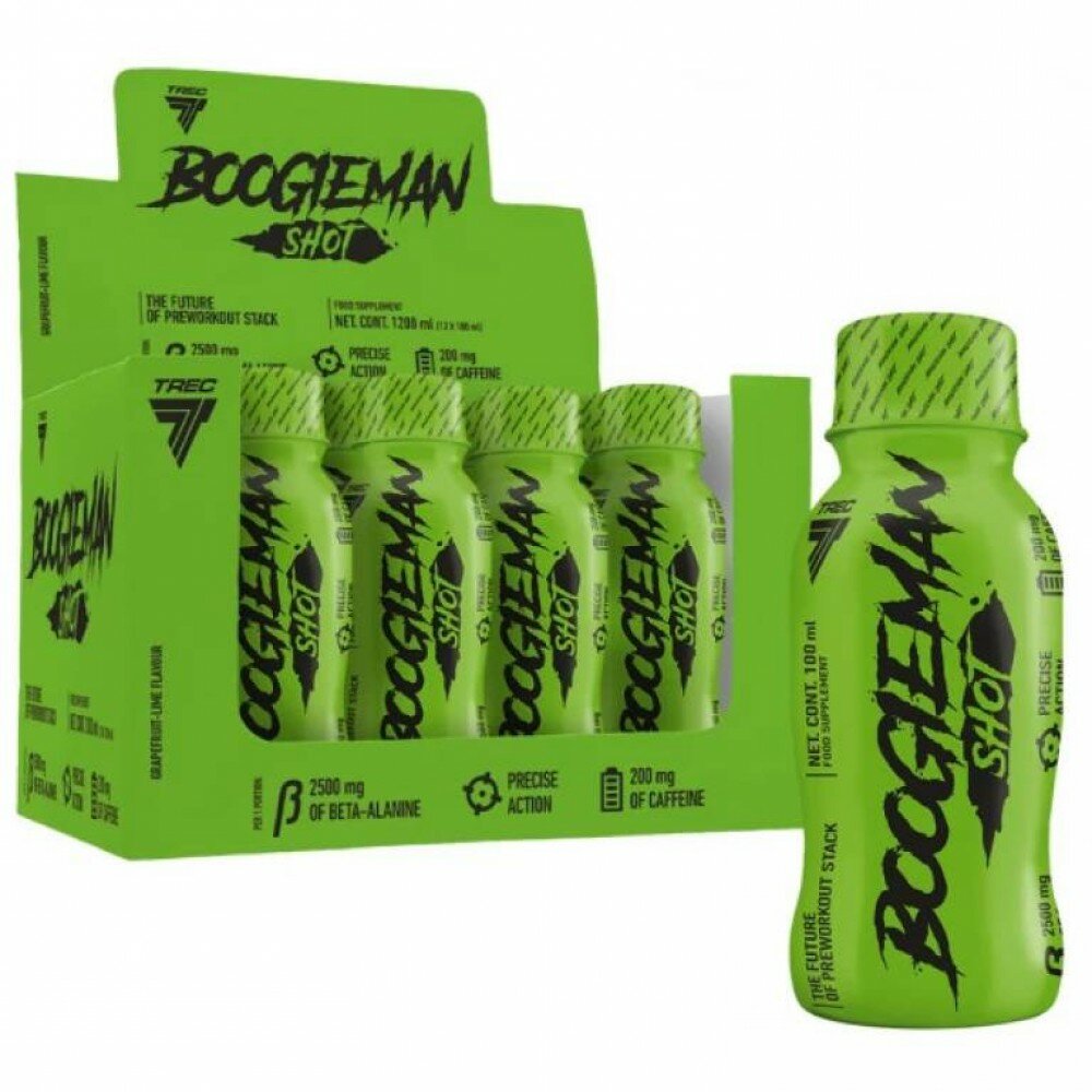 Trec Boogieman shot 12 шт*100 мл, предтренировочный комплекс