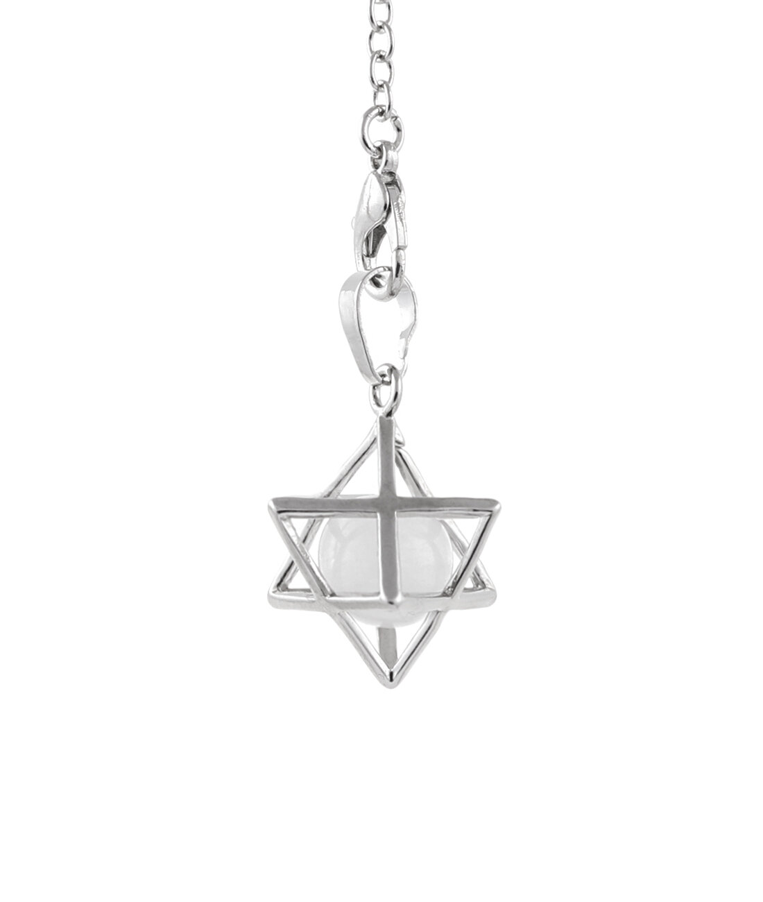 Маятник-меркаба для биолокации SILVARIE "Горный Хрусталь"